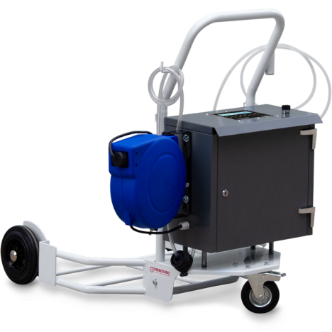 ADDITIIVE DISPENSER WITH TROLLEY AND 230 VAC CABLE REEL